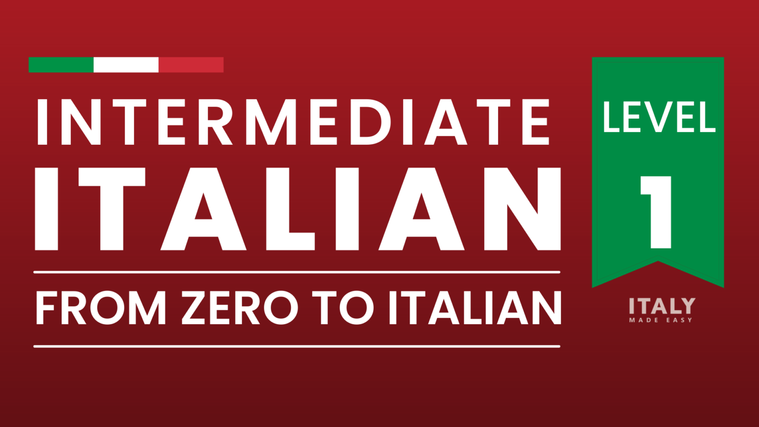 Courses – Italy Made Easy